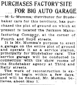 Bob Johnstones Studebaker Resource Website ( Studebaker Dealerships - M ...