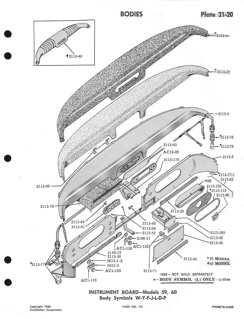 Bob Johnstones Studebaker Resource Website (1958-1964 Studebaker Body ...