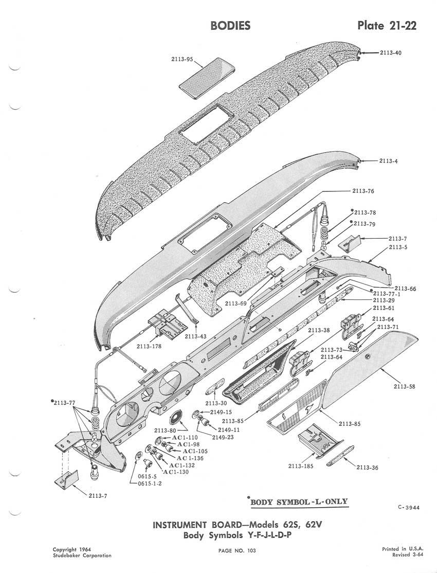 Bob Johnstones Studebaker Resource Website (1958-1964 Studebaker Body ...