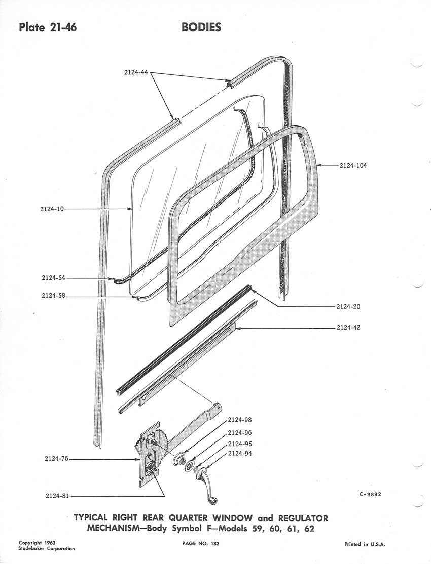 Bob Johnstones Studebaker Resource Website (1958-1964 Studebaker Body ...