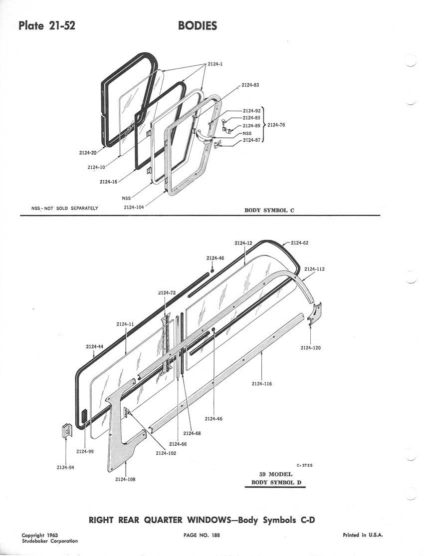 Bob Johnstones Studebaker Resource Website (1958-1964 Studebaker Body ...