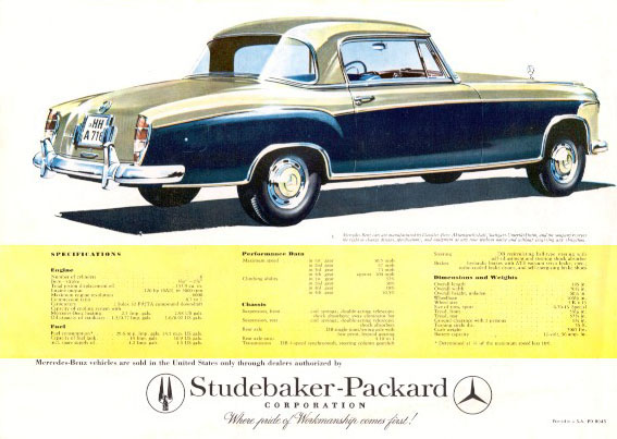 Bob Johnstones Studebaker Resource Website (Studebaker and Mercedes ...